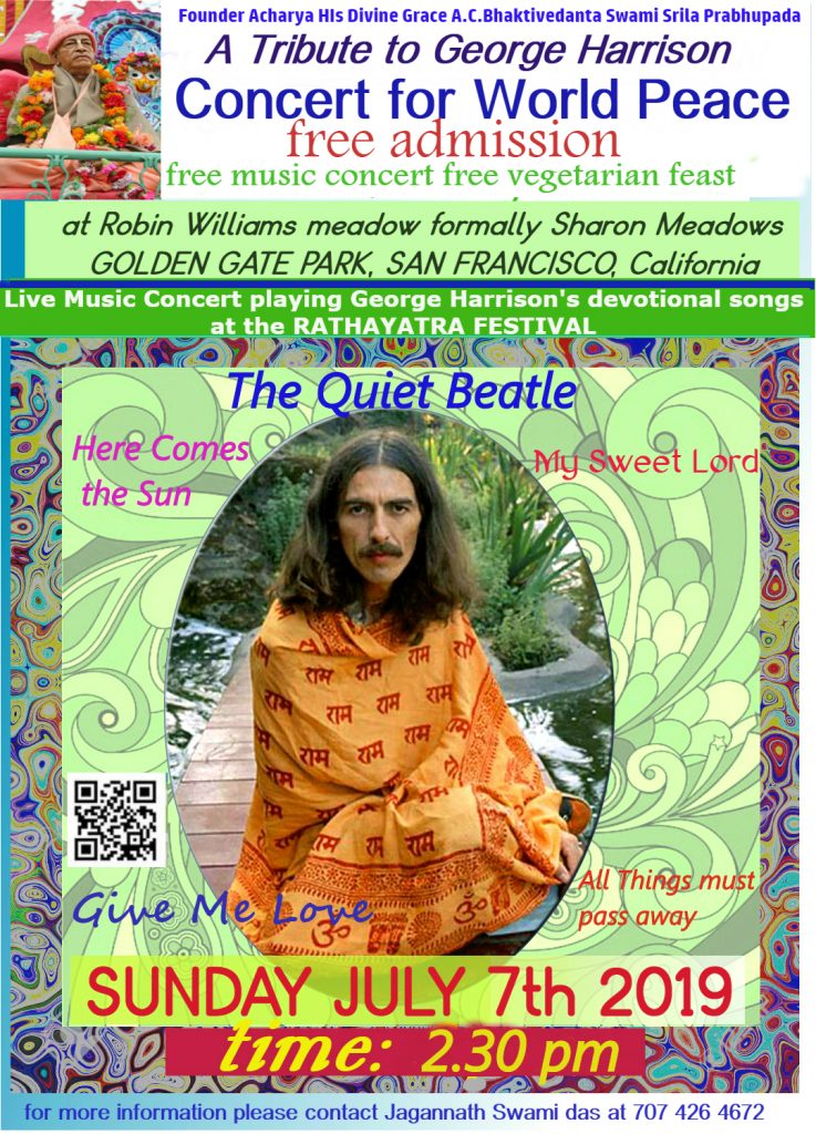 George Harrison Tribute Concert for World Peace (2019) - ISKCON Berkeley